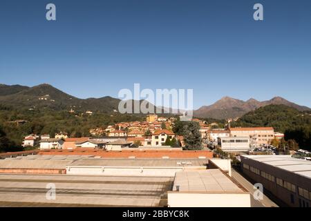 A view of the village of Trivero in Italy Stock Photo - Alamy