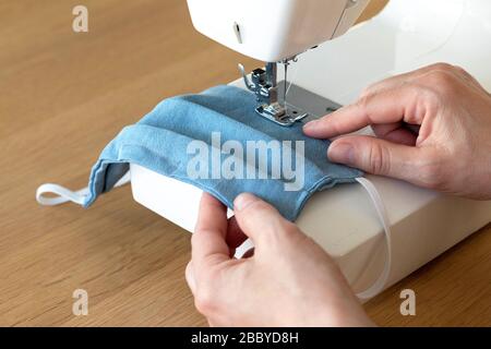 Sewing face masks Stock Photo - Alamy