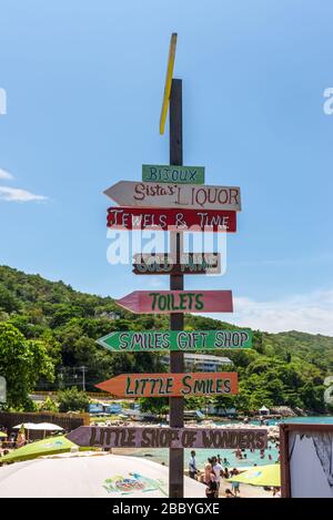 Directional signs and location guidance, traffic signs Stock Photo - Alamy