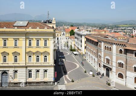Panoramic view of the city center of Benevento, Italy Stock Photo - Alamy