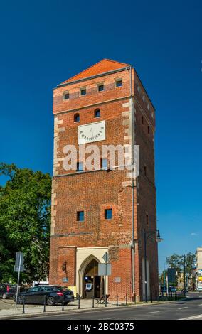 Medieval Głogów Tower, 14th century, at Market Square in Lubin, Lower ...