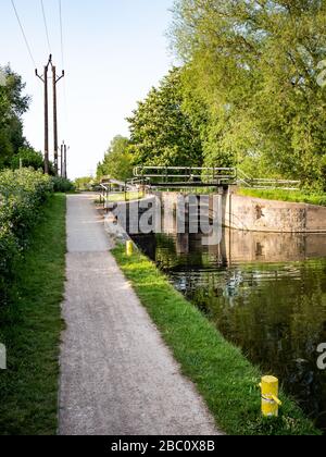 River Lee Navigation Canal near Stamford Hill, London England United ...