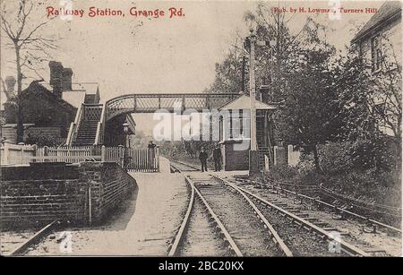 Grange Road Railway Station 1 Stock Photo - Alamy