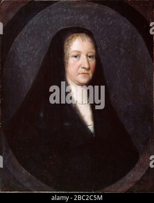 'Mrs. Jane Cartwright' by John Greenhill is a 17th-century portrait of ...