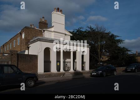 Portico Detail at The Worshipful Company of Goldsmiths 19th Century Alm ...