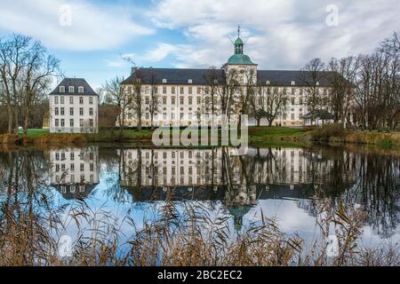 Gottorf Castle in Schleswig at the Baltic Sea Fjord Schlei in Stock ...