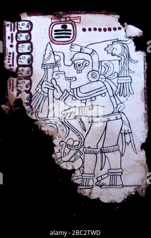 Grolier Codex, page 7 Stock Photo - Alamy