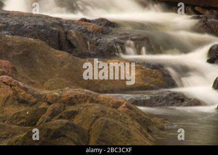 Stream Rapids, Camden, Maine Stock Photo - Alamy