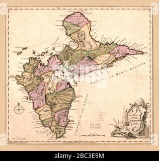 Guadaloupe one of the Caribbee Islands subject to France in the West ...