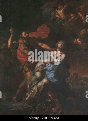 Guglielmo Borremans' 'Martyrdom of Saint Febronia' vividly captures the ...