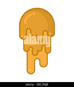 Ear plug color line icon. Disability. Isolated vector element. Outline ...