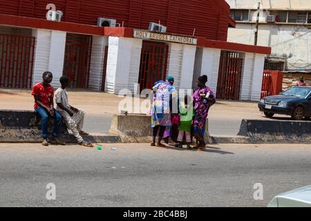 Homeless peoples in the street of Africa Stock Photo - Alamy