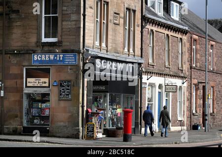 A walk in Callander Stock Photo - Alamy