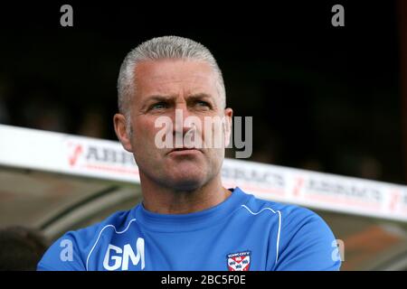 Gary Mills, York City manager Stock Photo - Alamy