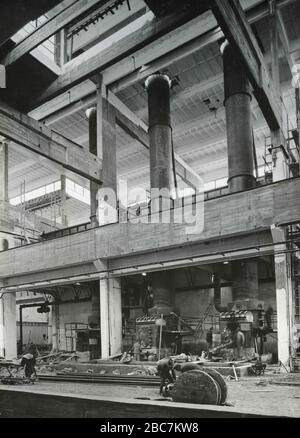 Workers at the assembling department, Inauguration of the Sovietic ...