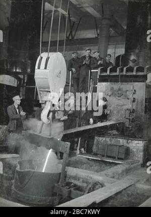 The first production of the Sovietic steel plant Stalin, Dunaújváros ...
