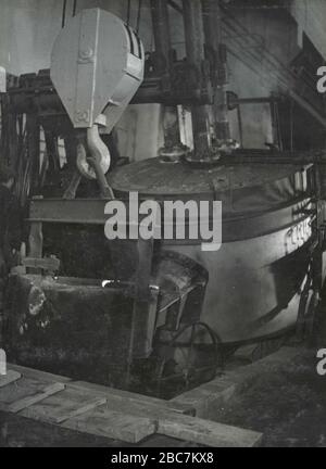 The first production of the Sovietic steel plant Stalin, Dunaújváros ...