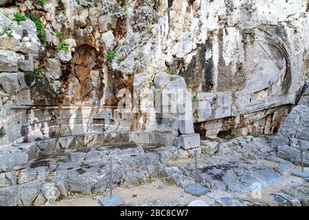 Relief Of A Rhodian Trireme Warship The Acropolis Lindos Rhodes Greek ...