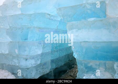 Ice cubes piled up, close-up Stock Photo - Alamy