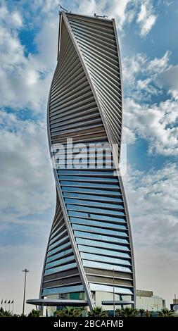 Twisted tower, Riyadh, Saudi Arabia Stock Photo - Alamy