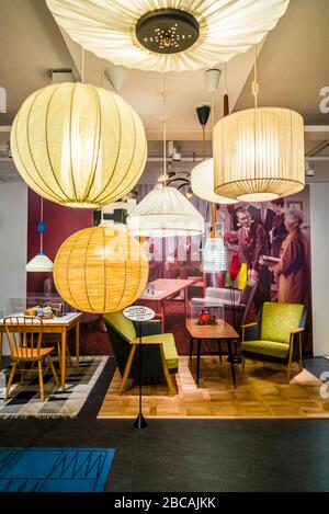 Sweden, Smaland, Almhult, site of the first IKEA store built in Sweden ...