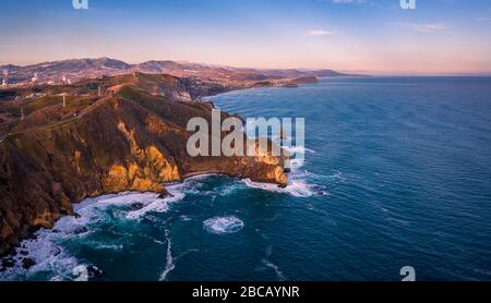 aerial view of Cape Chikyu in Muroran City hokkaido japan Stock Photo ...