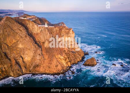 aerial view of Cape Chikyu in Muroran City hokkaido japan Stock Photo - Alamy