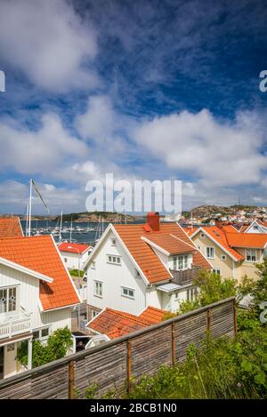 Sweden, Bohuslan, Fjallbacka, village house detail Stock Photo - Alamy