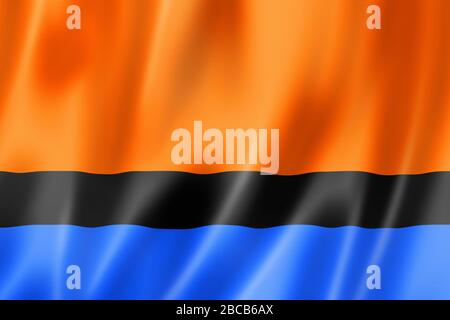 Chagossian ethnic flag. 3D illustration Stock Photo - Alamy