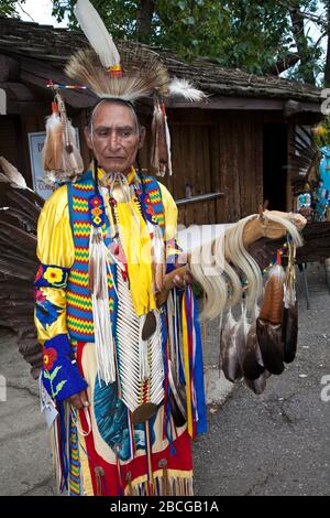 Native Indian Chief, Calgary Stampede, Canada Stock Photo - Alamy