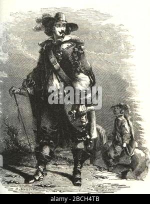 The Three Musketeers, Count de Rochefort with Milady Stock Photo - Alamy