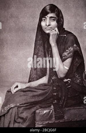 Photograph of Kamala Nehru (1899-1936) a freedom fighter, wife of ...