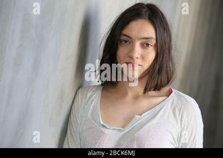 ISTANBUL, TURKEY - APRIL 21: Famous Turkish actress, television and ...
