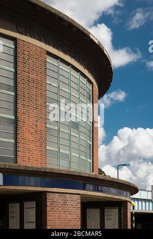 The ticket hall at Chiswick Park Underground station in West London, UK ...
