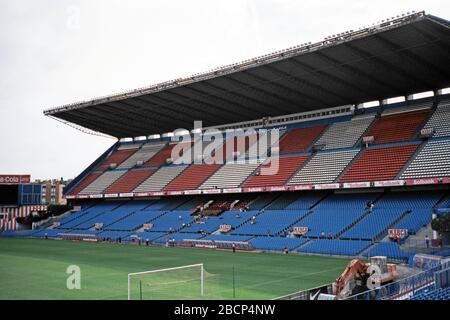General view of Estadio Vicente Calderon, home of Atletico Madrid FC ...