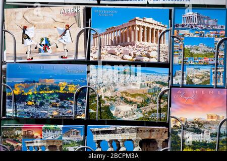 Postcards from Greece Stock Photo - Alamy