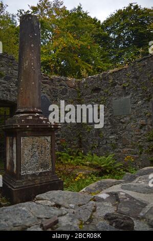 Chapel Ruins at Dunstaffnage Castle, Dunbeg, Argyll, Scotland Stock ...