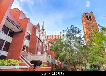 GAINESVILLE, FL, USA - SEPTEMBER 12: Murphree Hall at the University of ...