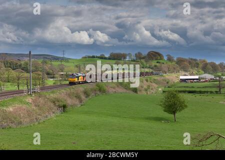 A Colas Railfreight class 60 diesel locomotive on the west coast main ...