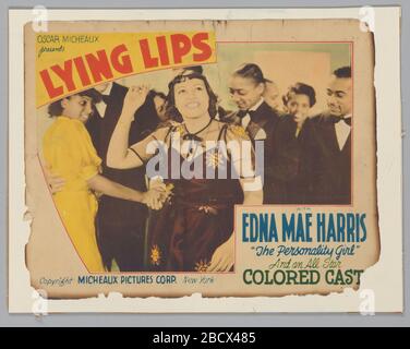 LYING LIPS, Edna Mae Harris, 1939 Stock Photo - Alamy