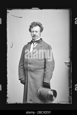 A portrait of Edwin Forrest, an American actor known for his ...