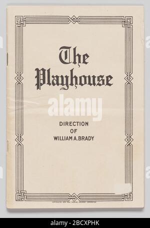 Theatre program for 12 Miles Out 1925-1926 Stock Photo - Alamy