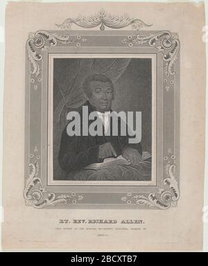 A portrait of Richard Allen Stock Photo - Alamy