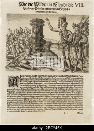 The French explorer Rene Goulaine de Laudonniere (1529-1574) and the ...