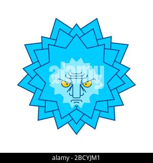 Vector illustration of a frost emoticon Stock Vector Image & Art - Alamy