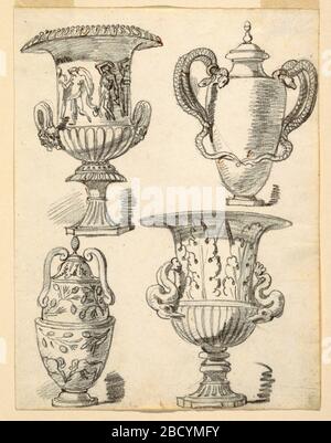 Design for a Vase. Research in ProgressElevation of a vase decorated ...