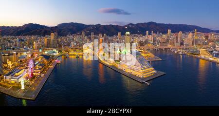 Aerial view of Kobe harbour in japan Stock Photo - Alamy