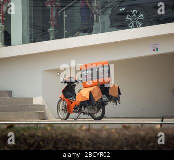 Kerry express motorcycle delivery service Thailand Southeast Asia Stock ...