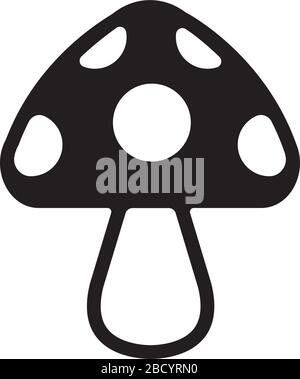 mushroom food, icon Stock Vector Image & Art - Alamy