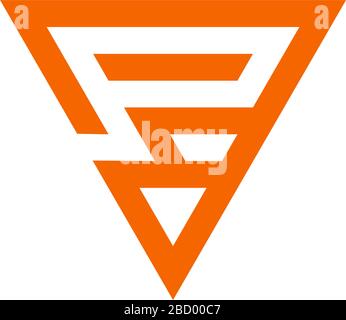 letter s triangle pencil shape geometric logo vector Stock Vector Image ...